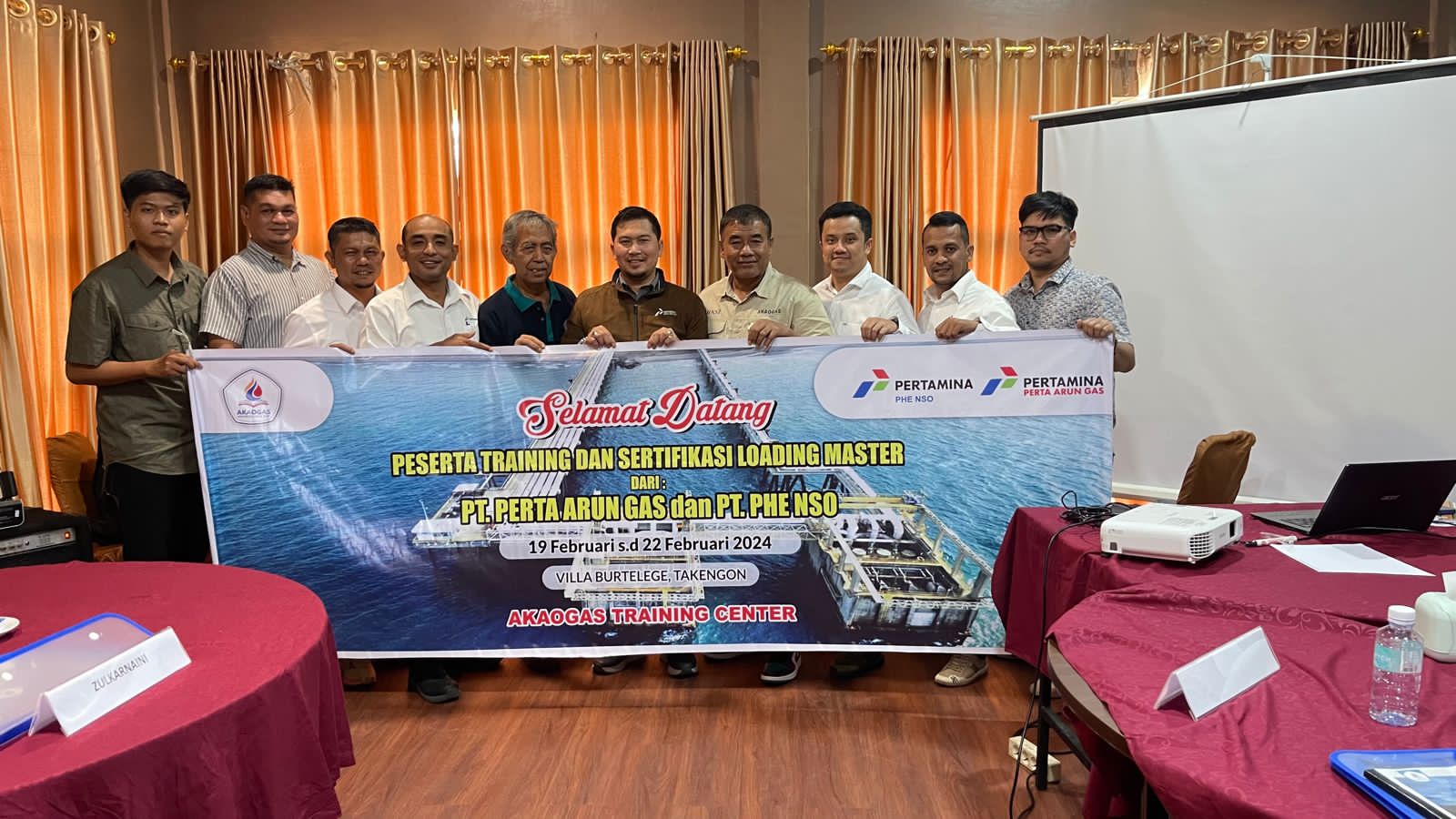 AKAOGAS MENGGELAR TRAINING & SERTIFIKASI BNSP Loading Master Peserta ...